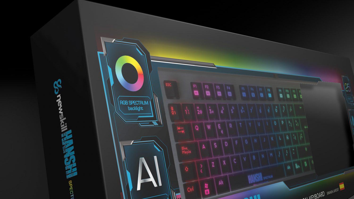 Hanshi spectrum gaming keyboard - Goodway Design | 可為設計